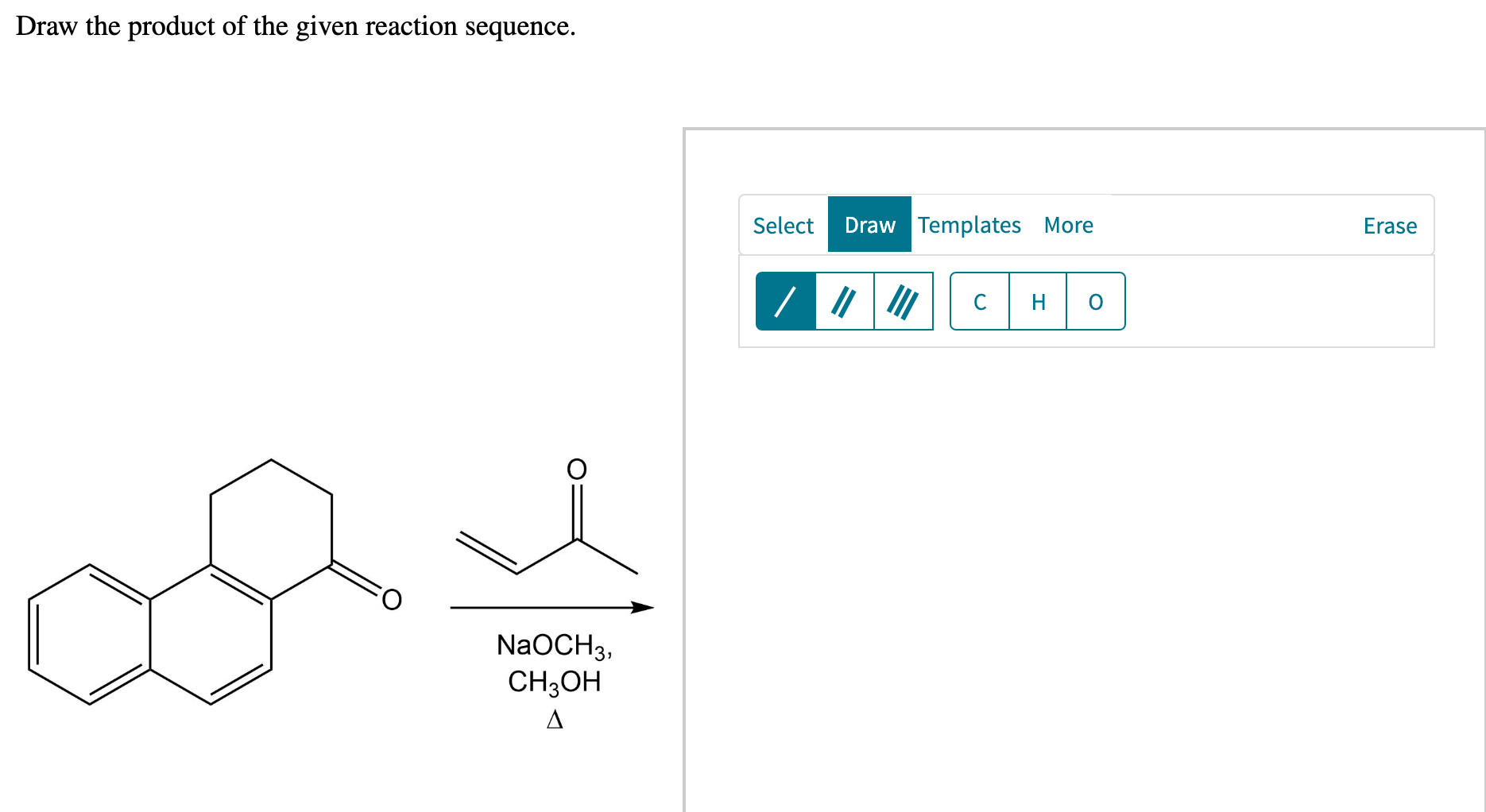 Solved Draw the product of the given reaction sequence. | Chegg.com