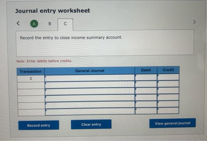 Solved Exercise 4-6 Completing the income statement columns | Chegg.com