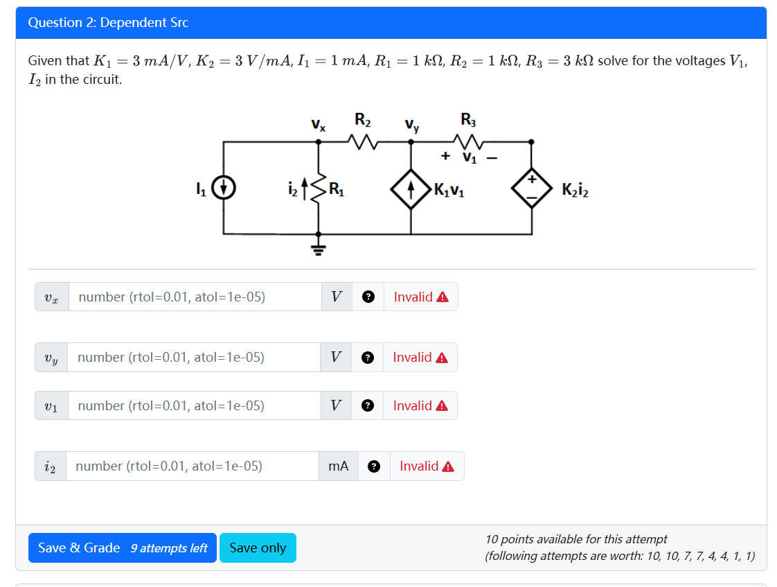 Solved Question 2: Dependent Src Given that | Chegg.com