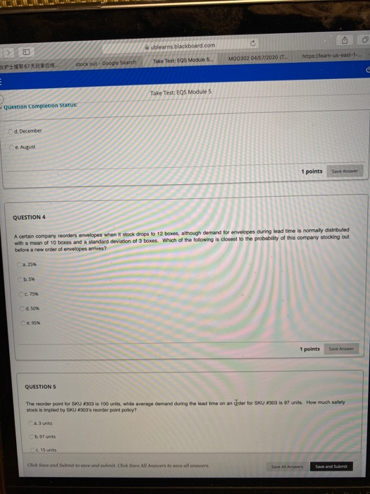 Solved ublearns blackboard.com MOO302 04/07/2020 T h e | Chegg.com