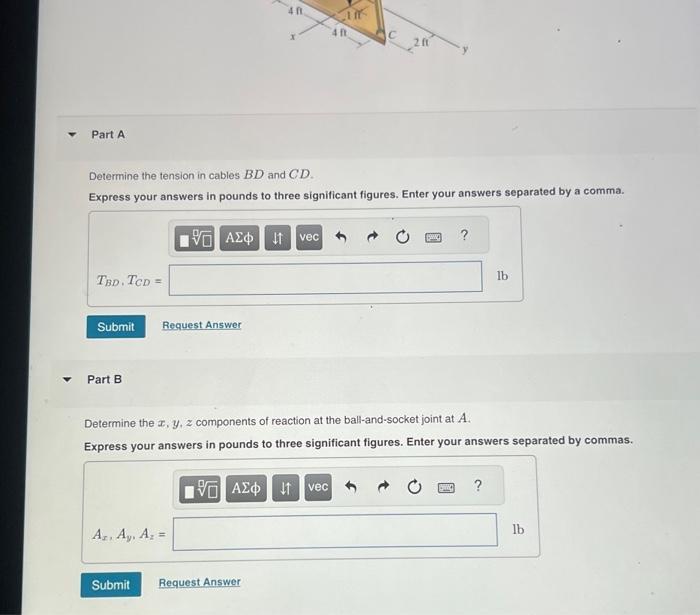 Solved The triangular plate, having a 90° angle at A, | Chegg.com