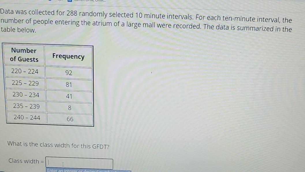 Solved Data was collected for 288 randomly selected 10 | Chegg.com