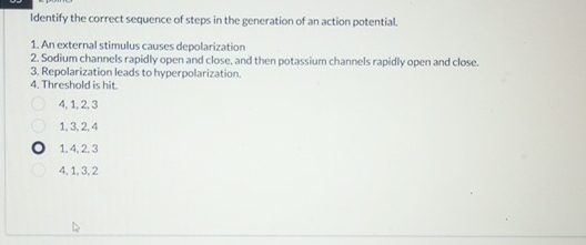 Solved Identify the correct sequence of steps in the | Chegg.com