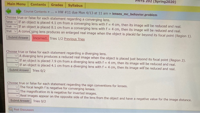 Solved Main Menu Contents Grades Syllabus Course Contents> | Chegg.com