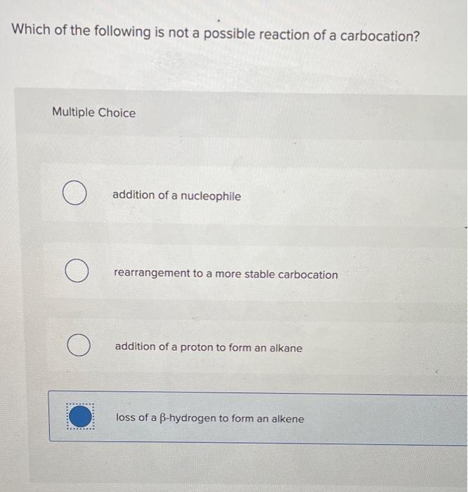Solved Which reaction proceeds by anti addition? CH, Bry/H20 | Chegg.com