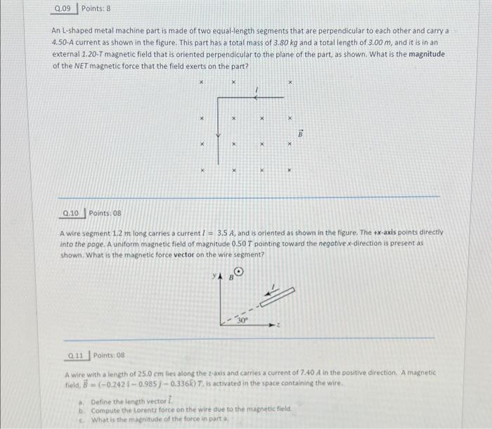 Solved An L-shaped metal machine part is made of two | Chegg.com