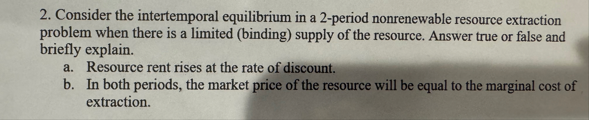 Solved Consider the intertemporal equilibrium in a 2-period | Chegg.com