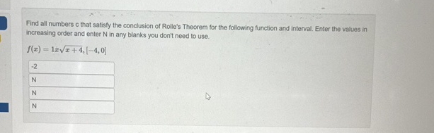 Solved Find all numbers c that satisfy the conclusion of | Chegg.com