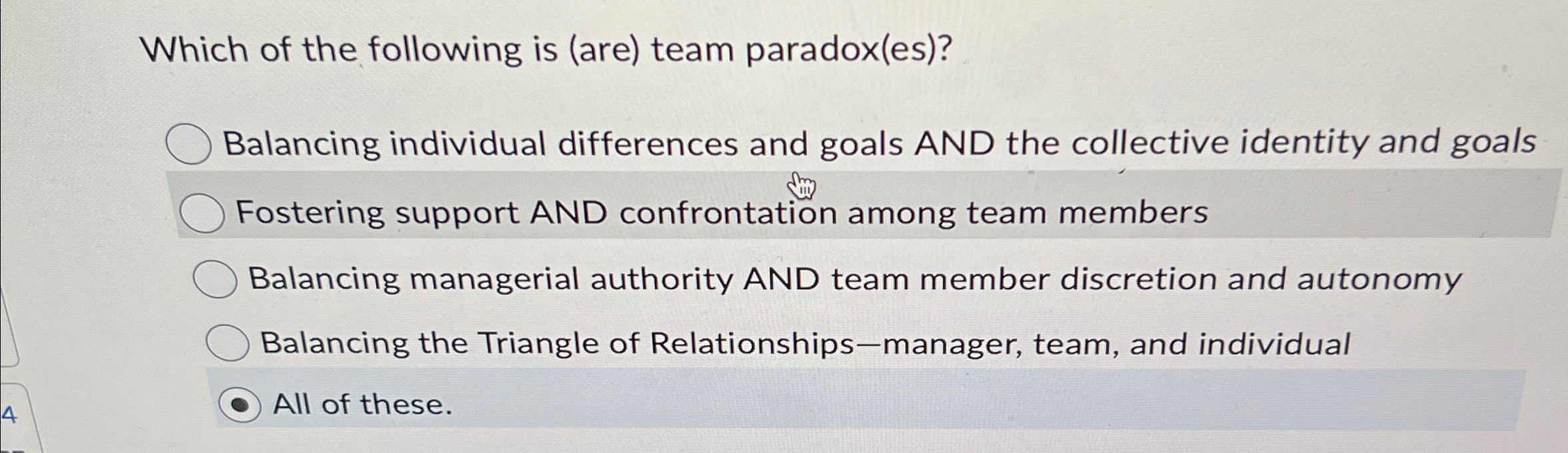 Solved Which of the following is (are) ﻿team | Chegg.com