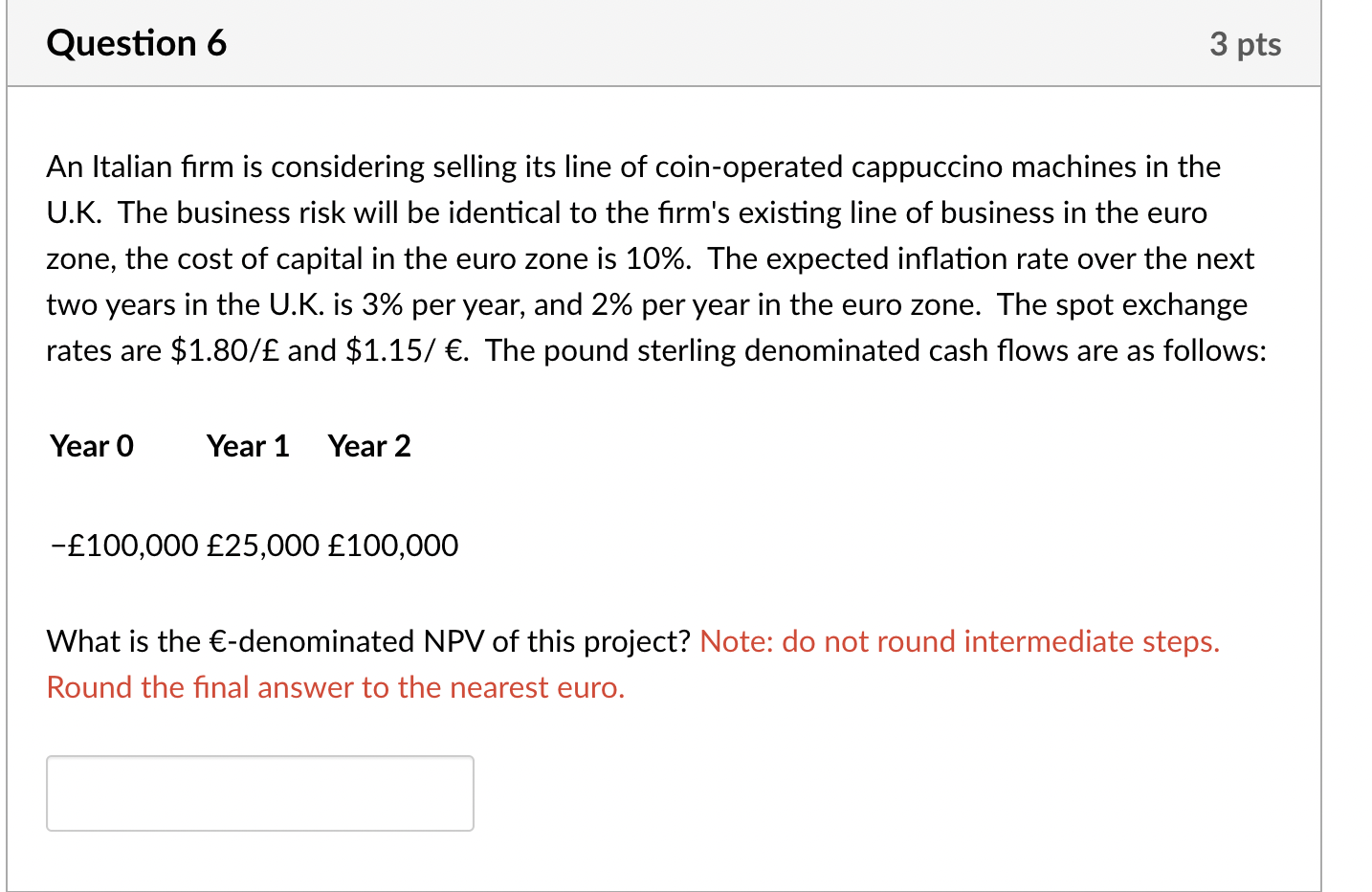 Solved Question 6An Italian firm is considering selling its | Chegg.com Solved Question 6An Italian firm is considering selling its | Chegg.com