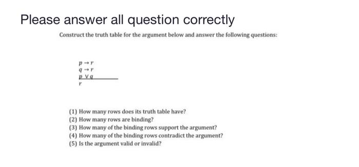 Solved Please answer all question correctly Construct the | Chegg.com
