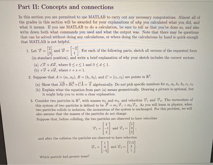 Solved Part I: Calculation by hand For all questions in this | Chegg.com