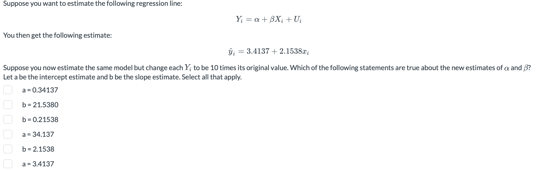 Solved Suppose you want to estimate the following regression | Chegg.com