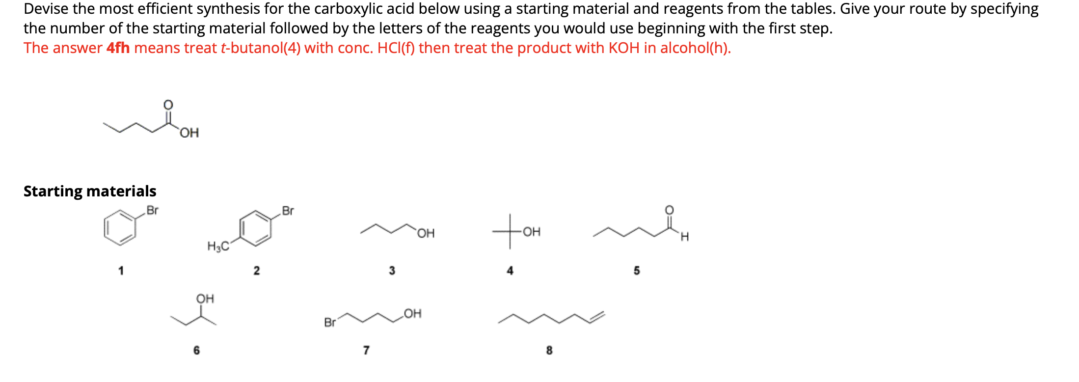 Devise the most efficient synthesis for the | Chegg.com