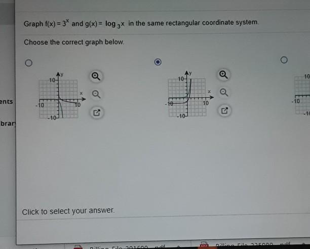 Solved Graph f(x) = 3* and g(x) = log 3* in the same | Chegg.com