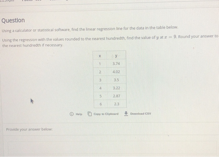 Solved Question Using a calculator or statistical software, | Chegg.com