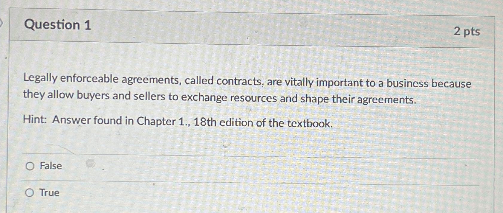 Solved Question 12 ﻿ptsLegally enforceable agreements, | Chegg.com