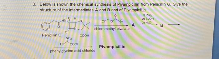 Solved Below is shown the chemical synthesis of | Chegg.com