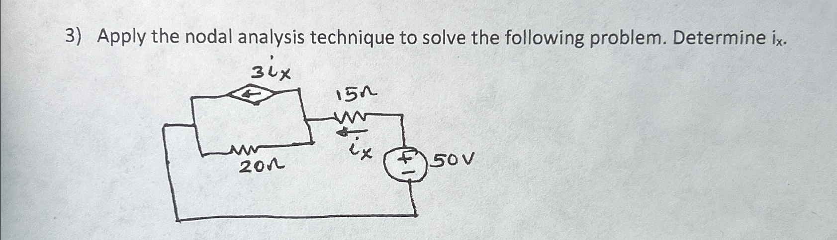 Solved Apply the nodal analysis technique to solve the | Chegg.com