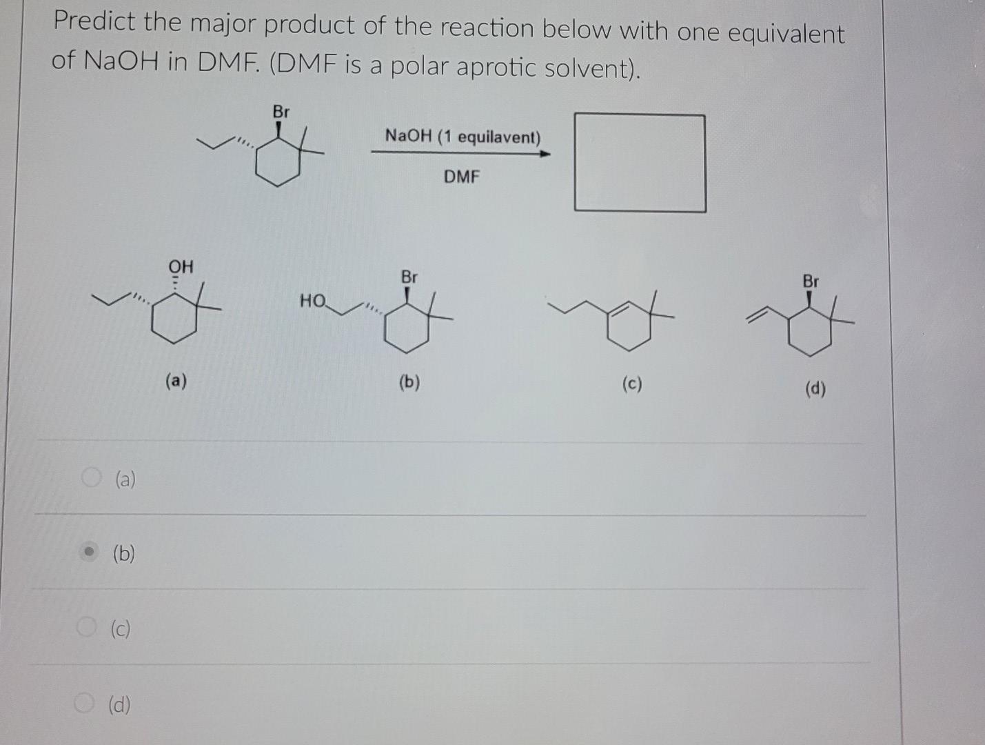 Solved Predict the major product of the reaction below with | Chegg.com