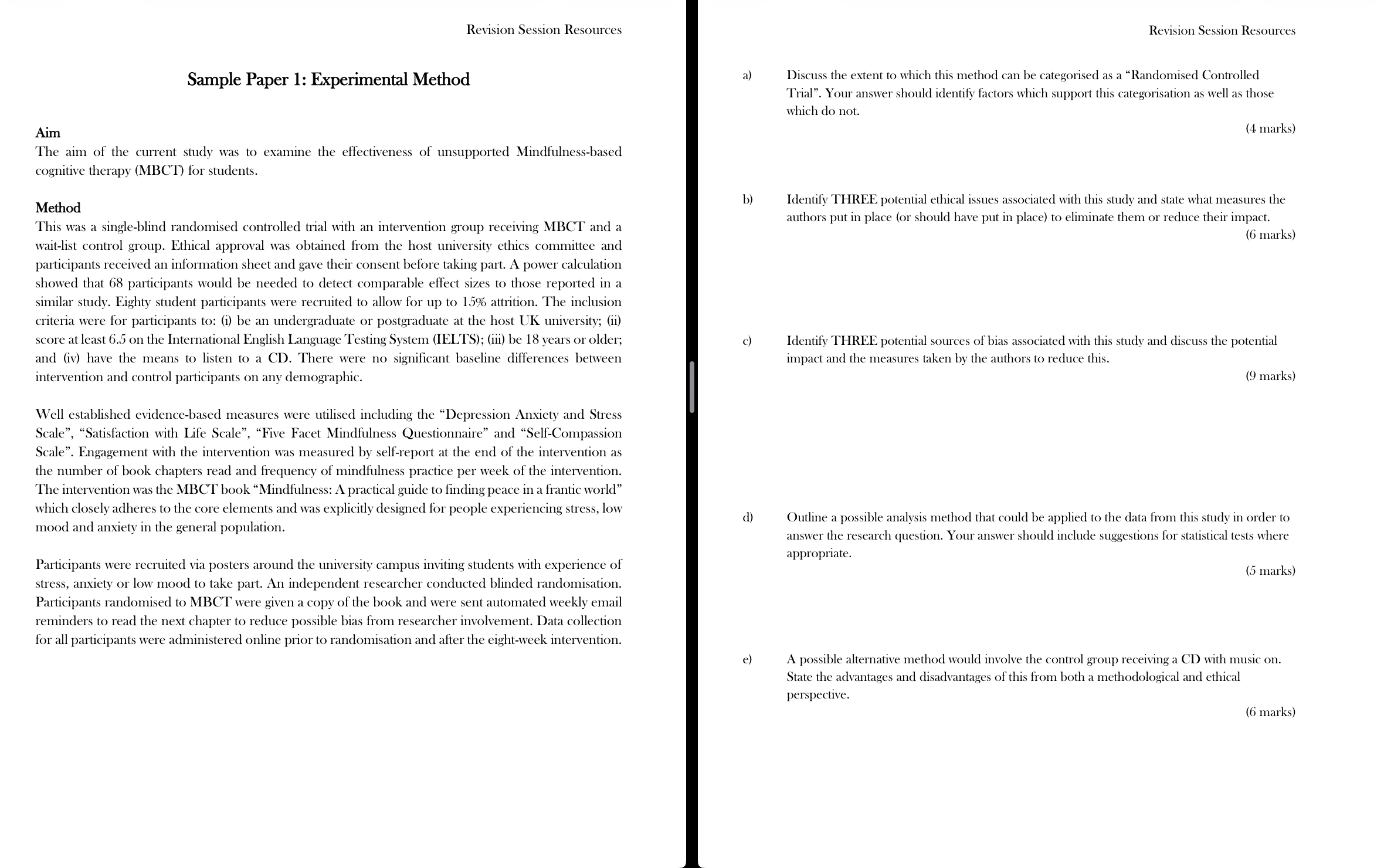 Solved Revision Session ResourcesRevision Session | Chegg.com