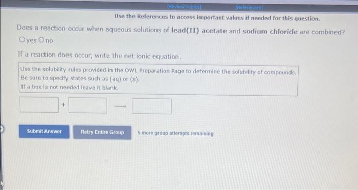 Solved Use the References to access important values if | Chegg.com