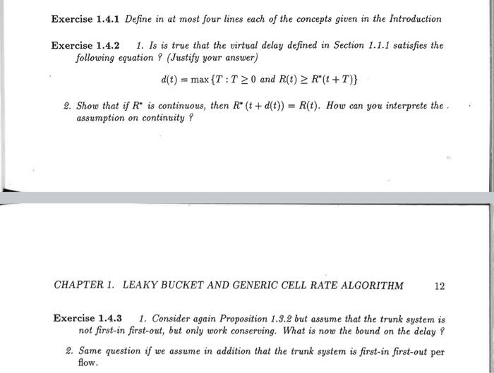 Solved Exercise 1.4.1 Define in at most four lines each of | Chegg.com Solved Exercise 1.4.1 Define in at most four lines each of | Chegg.com
