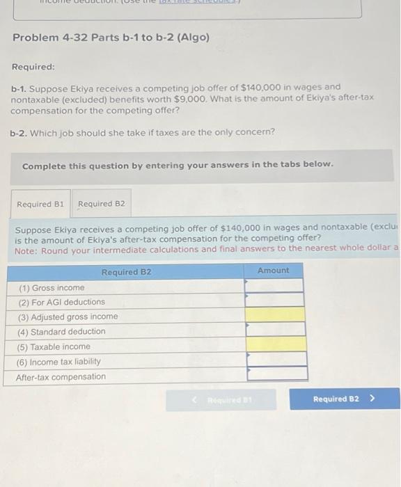 Solved Problem 4-32 Parts b-1 to b-2 (Algo) Required: b-1. | Chegg.com