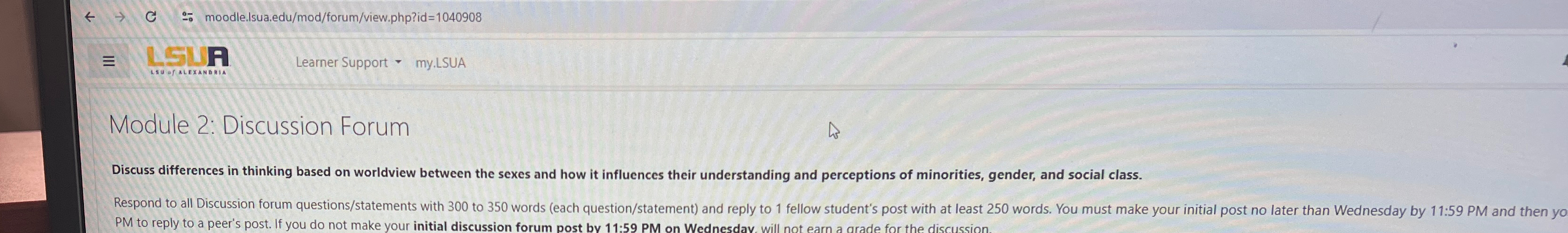 Solved Module 2: Discussion ForumDiscuss differences in | Chegg.com