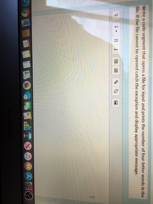 Solved Write a code segment that opens a file for input and | Chegg.com