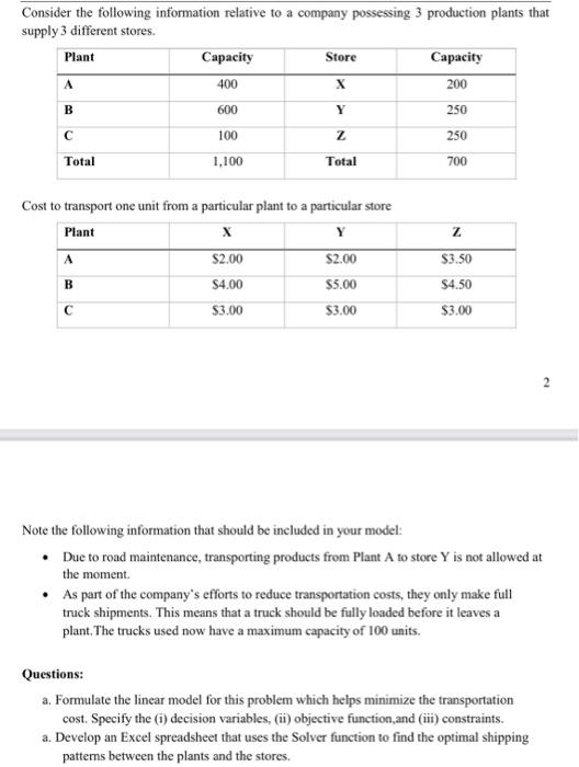 Solved Consider the following information relative to a | Chegg.com