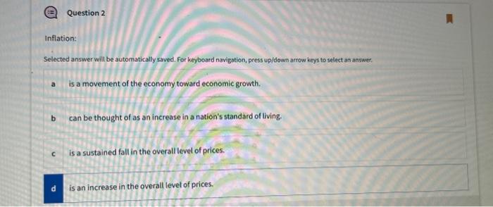 Solved Selected answer will be automatically saved. For | Chegg.com