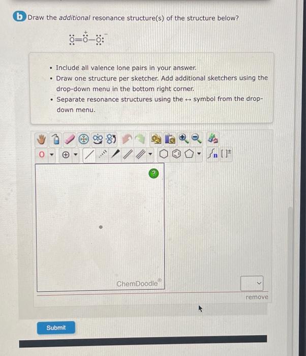 Solved Draw the additional resonance structure(s) of the | Chegg.com