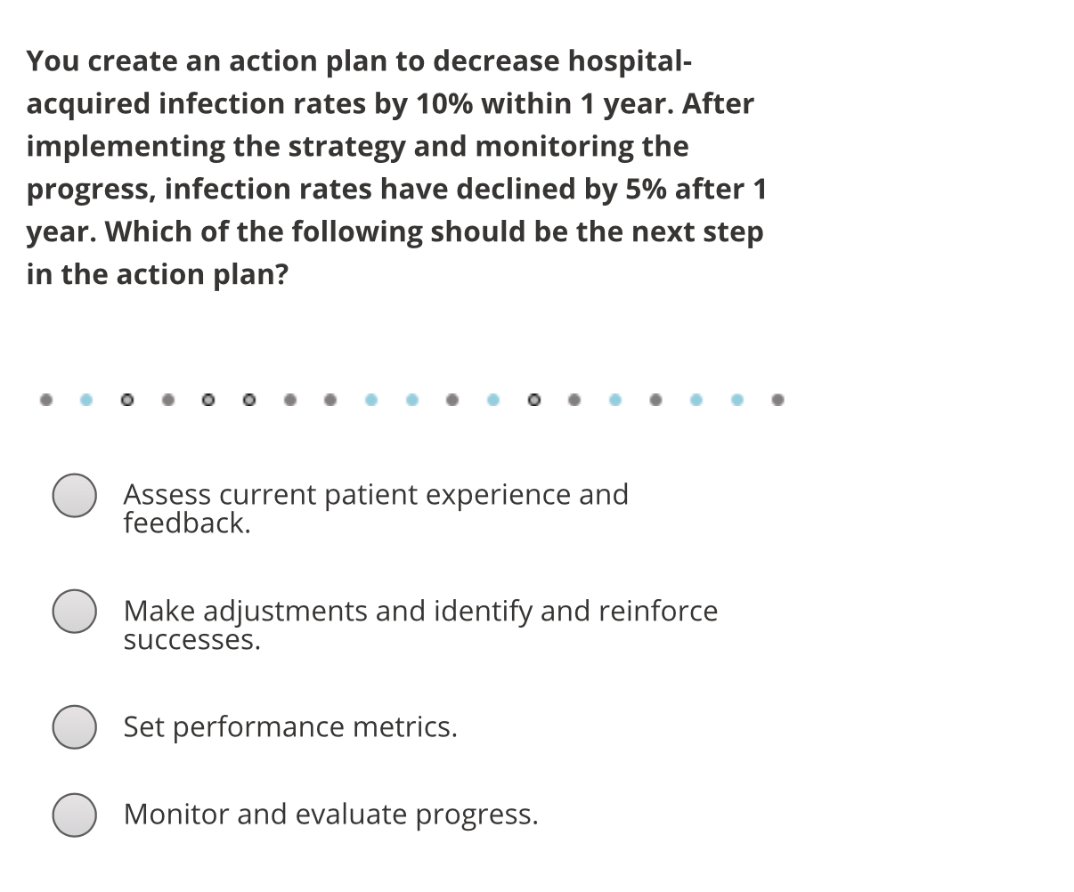 Solved You create an action plan to decrease | Chegg.com