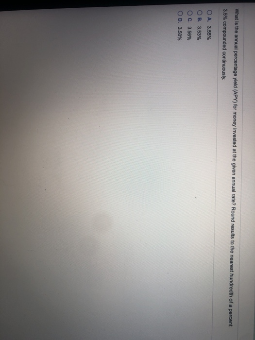 Solved What Is The Annual Percentage Yield APY For Money Chegg solved-what-is-the-annual-percentage-yield-apy-for-money-chegg