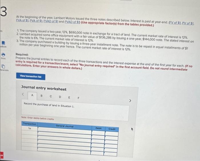 Solved At the beginning of the year, Lambert Motors issued | Chegg.com
