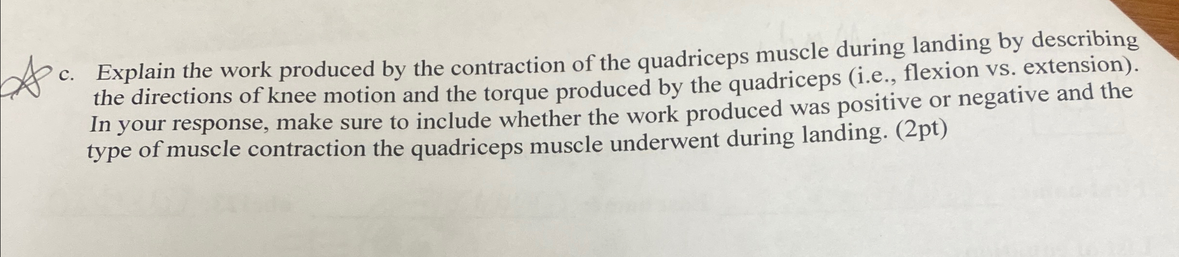 Solved c. ﻿Explain the work produced by the contraction of | Chegg.com