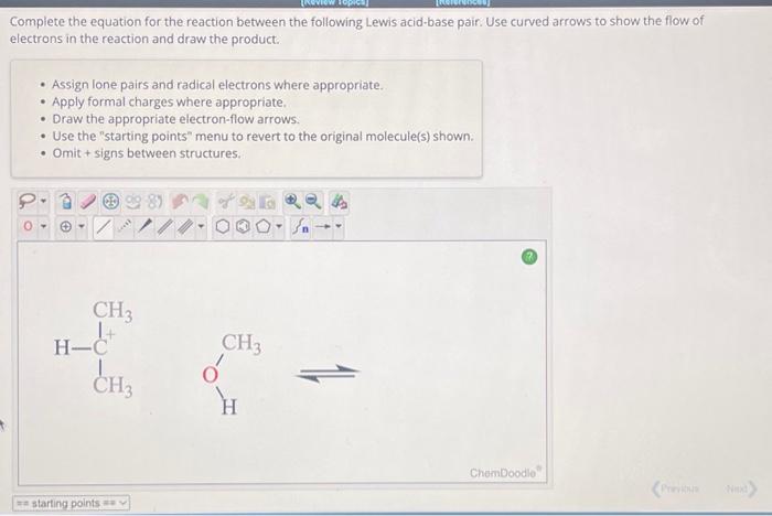 Solved Complete the equation for the reaction between the | Chegg.com