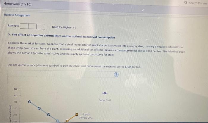 Solved Homework (Ch 10) Back to Assignment Attempts Keep the | Chegg.com