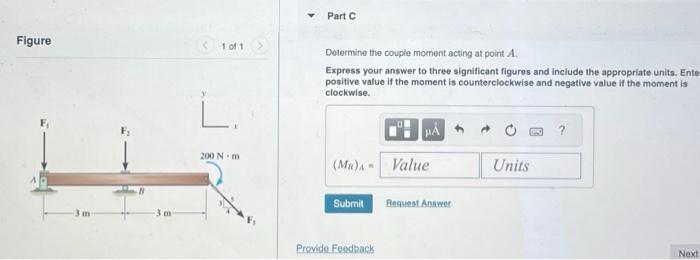 Solved Roplace the loading system by an equivalent resultant | Chegg.com