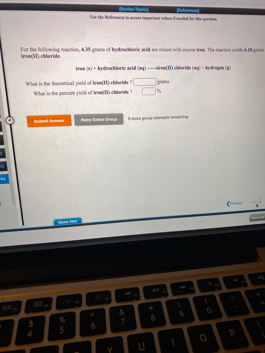 Solved (Review Topics [References) Use the References to | Chegg.com