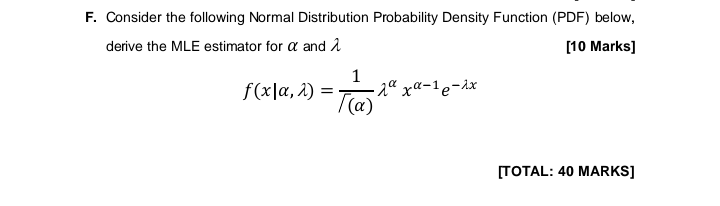 Solved F. Consider the following Normal Distribution | Chegg.com