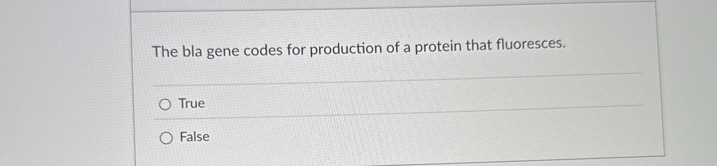 Solved The bla gene codes for production of a protein that | Chegg.com