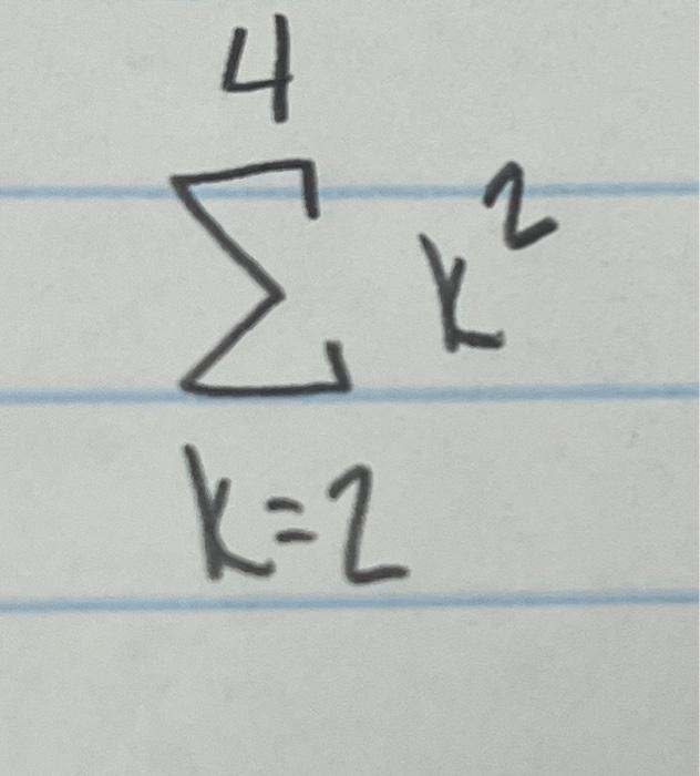 Solved rewrite the signma notation as a summation and | Chegg.com