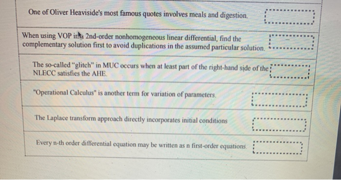 Solved One of Oliver Heaviside's most famous quotes involves | Chegg.com