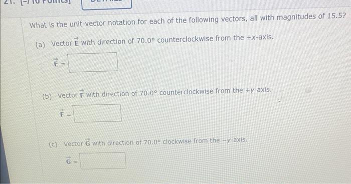 Solved What is the unit-vector notation for each of the | Chegg.com