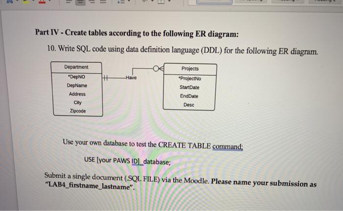 Solved ISDS 3110: Data and Information Management LAB 4: | Chegg.com