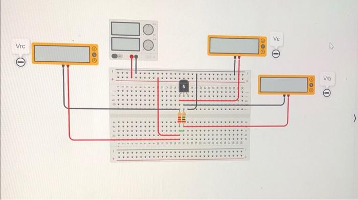 Solved How to apply the multimeter of VBE, IC, IB.Power | Chegg.com