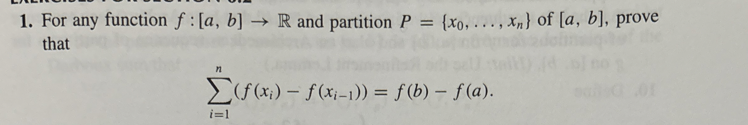 Solved For any function f:[a,b]→R ﻿and partition | Chegg.com