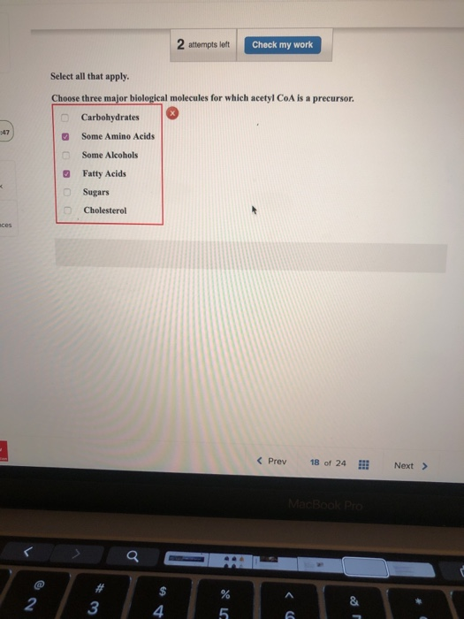 Solved 2 attempts left Check my work Select all that apply. | Chegg.com